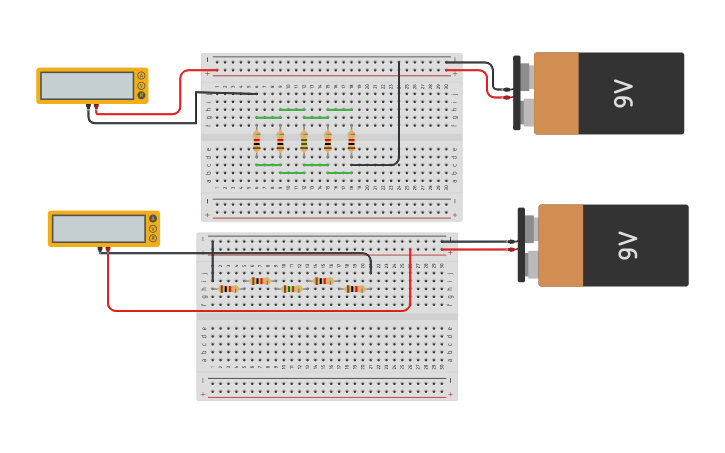 Circuito En Serie Tinkercad