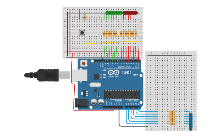 Circuit design Copy of Arduino 03: Kitzote | Tinkercad