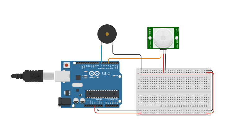 Circuit Design Control De Aforo Tinkercad