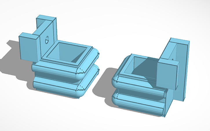 3D design 1/10 RC Taillight Bucket | Tinkercad