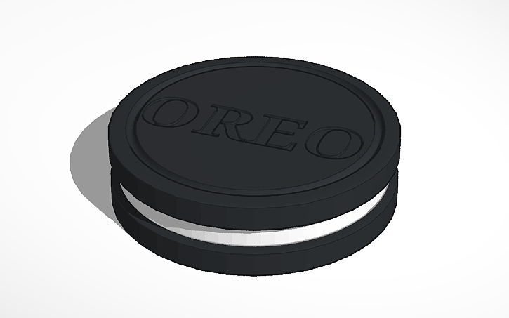 3d Design Oreo Tinkercad