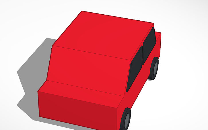 3d Design Car Tinkercad