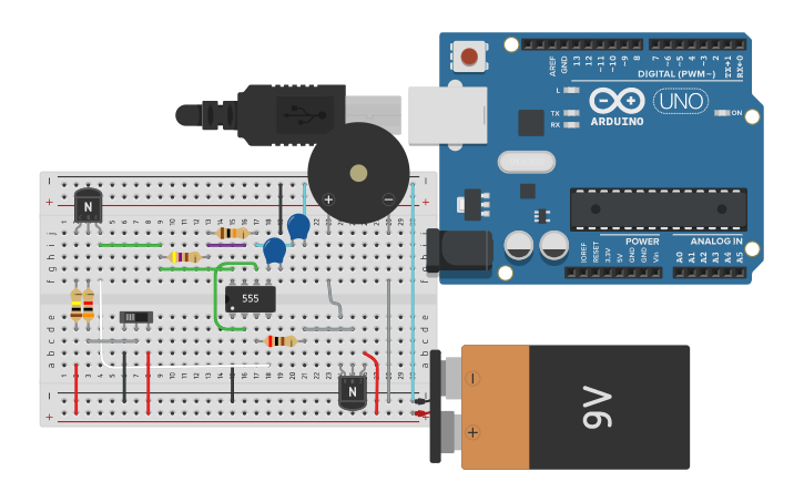 Circuit Design Speaker Tinkercad