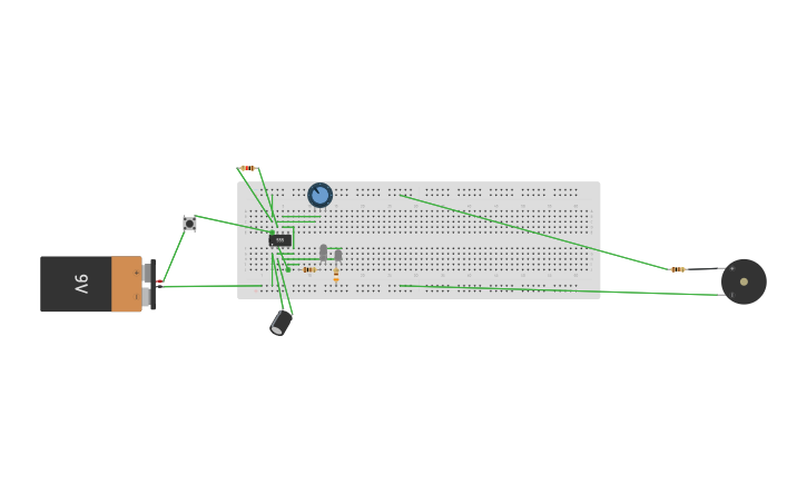 Circuit Design Morse Code Generator Tinkercad