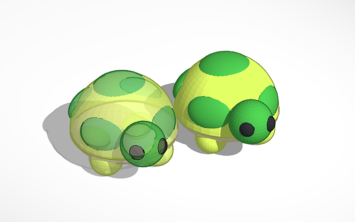 3D design Adopt Me! Neon Turtle! - Tinkercad