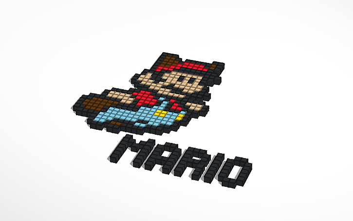 3D design MARIO MARIO - Tinkercad