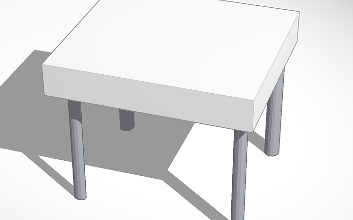 3D design table - Tinkercad