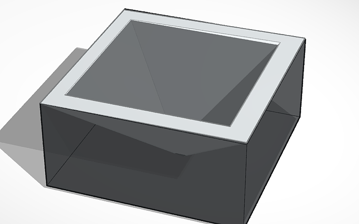 3D design The upside down pyramid - Tinkercad