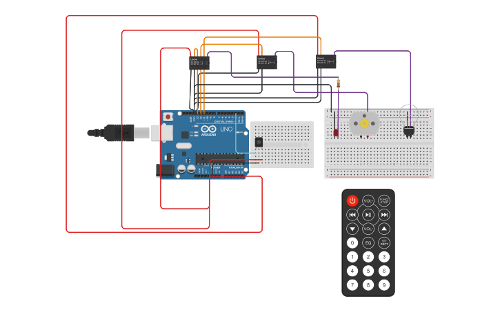 Circuit design EE 312 LAB 6 Q2 - Tinkercad