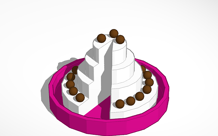 3D design The cake | Tinkercad