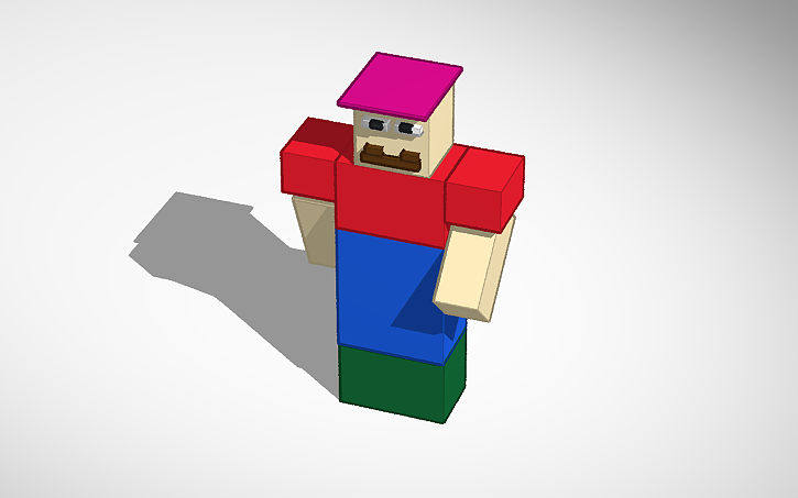 3D design MineCraft Character-3 - Tinkercad