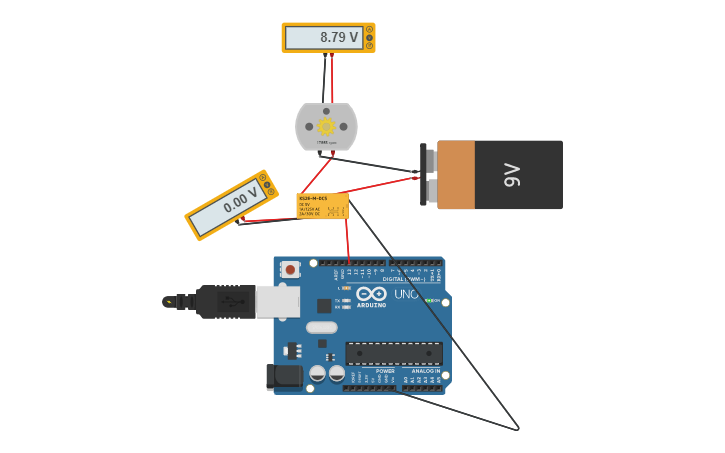 Circuit design ACT 06-MotorDC | Tinkercad