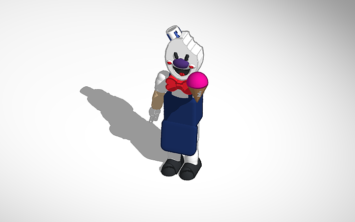 3D design low-poly rod - Tinkercad