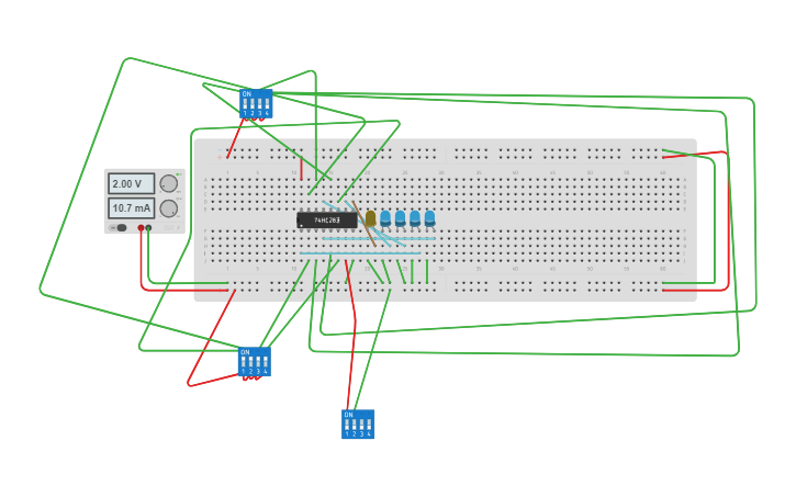 Circuit Design 4 Bit Parallel Adder Implementation Tinkercad