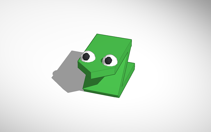 3D design OG Frog Toy - The Original Gangsta For Jumping Frogs #ThugLife - Tinkercad
