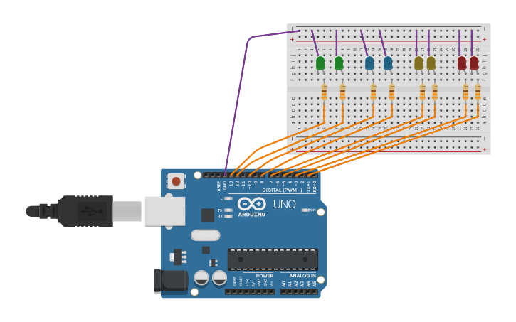 Circuit design Taller 5 | Tinkercad