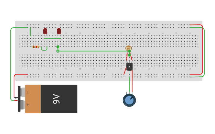 Circuit Design Sensor De Luz Tinkercad 