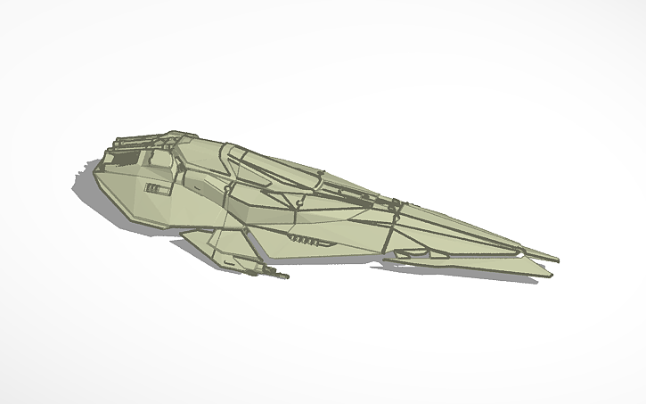 3D design FEISAR SHIP chopped repaired 1 - Tinkercad