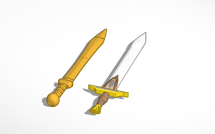 3D design Percy Jackson - Tinkercad