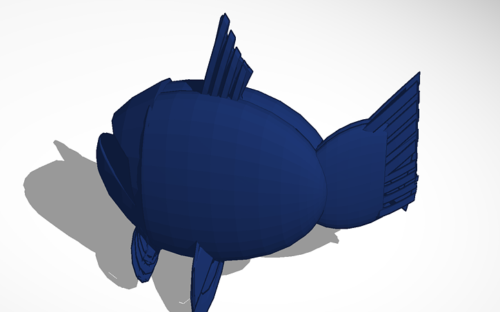 3D design Copy of fish - Tinkercad