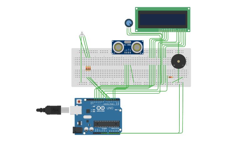 Circuit design Proyecto con Arduino - Tinkercad