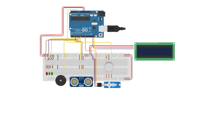 Circuit design PROYECTO DE CONTROL CON LCD DISPLAY 16X2 Y MODULO I2C ...