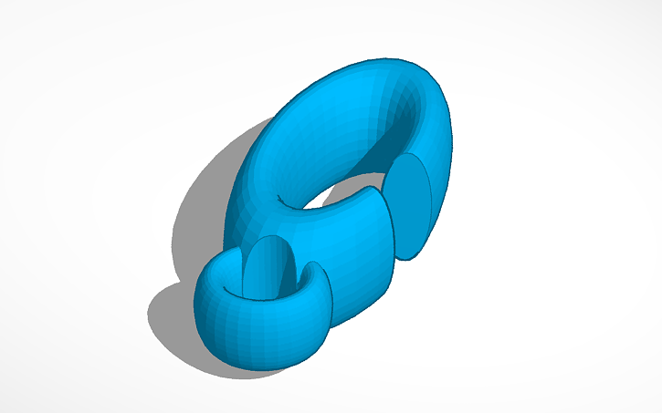 3D design rope clip 12 mm | Tinkercad