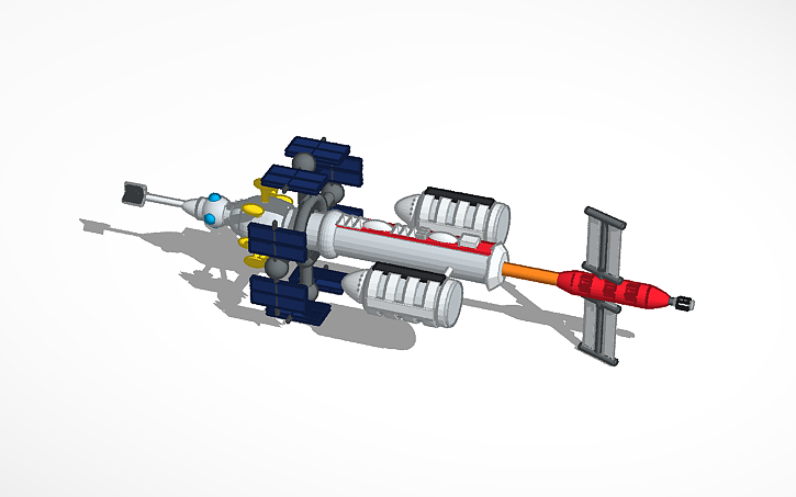 3D design Space ship - Tinkercad