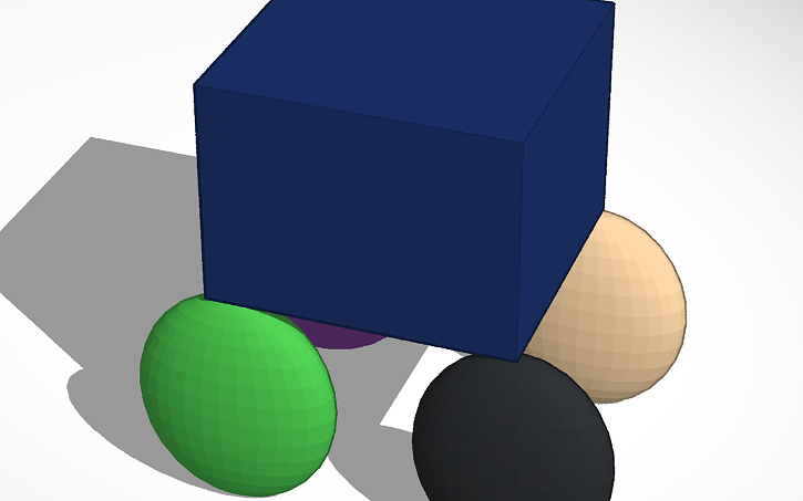 3d Design Super Bil Tinkercad