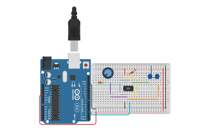 Circuit design Creazione di un frequenzimetro mediante arduino uno ...