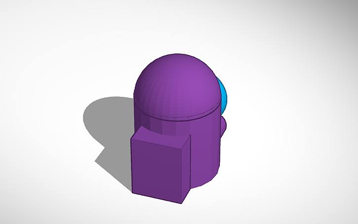 3D design amog us baby | Tinkercad