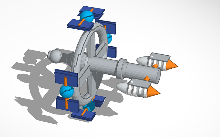 3D design Starship | Tinkercad