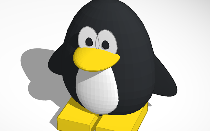 3D design Club Penguin - Tinkercad