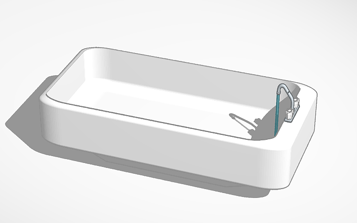3D design Bath - Tinkercad