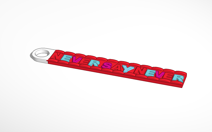 3D design Key Chain | Tinkercad