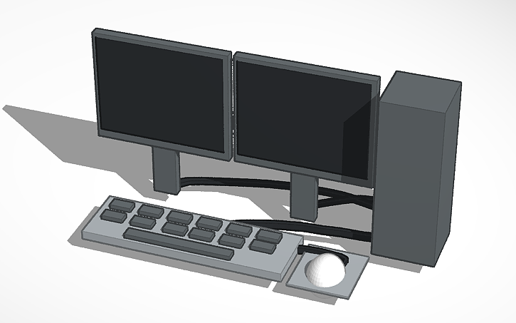 3D design PC Set | Tinkercad