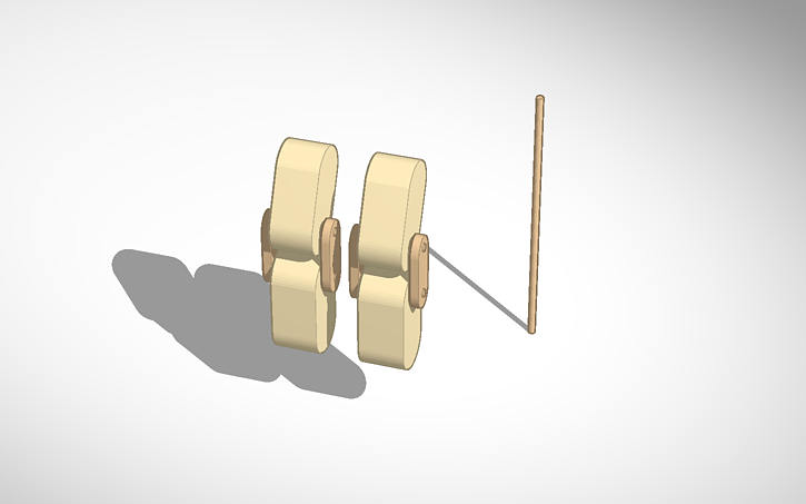 3D design Human legs - Tinkercad
