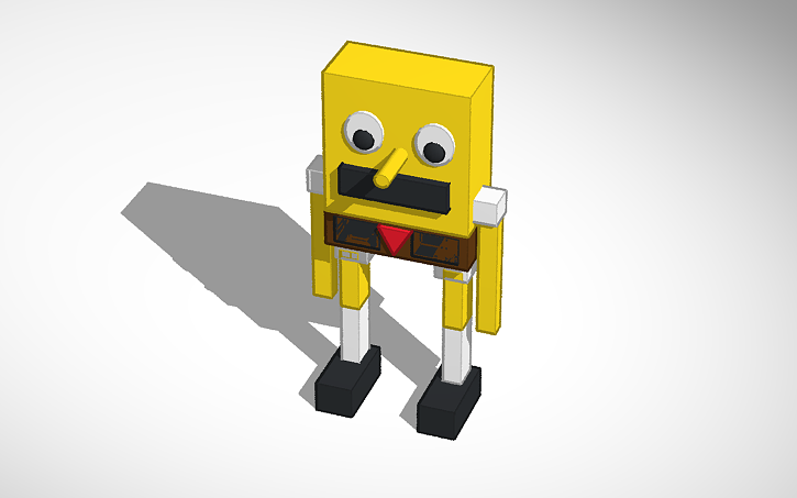 3D design Spongebob | Tinkercad