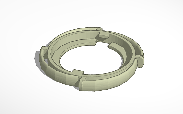 3D design Beyblade burst expand frame - Tinkercad