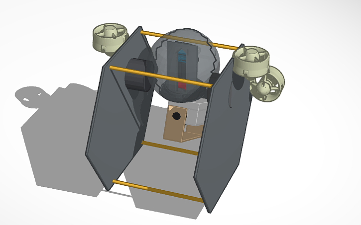 3D design ROV FRAME 12-20-18 T100 THRUSTER | Tinkercad