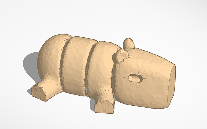 3D design Capybara - Tinkercad