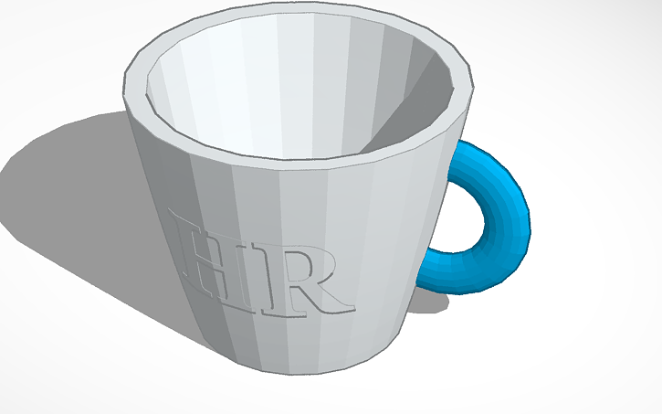 3D design cup - Tinkercad