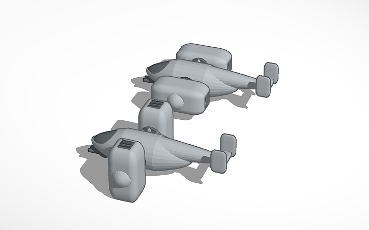 3D design "Frenetic Blade" VTOL | Tinkercad
