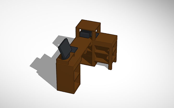 3D design Desk Design | Tinkercad