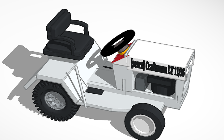 3D design 1981-1984 Craftsman LT 11/36 | Tinkercad