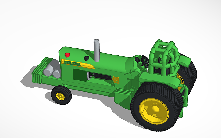 3D design John Deere 4320 Prostock Pulling Tractor (updated) - Tinkercad