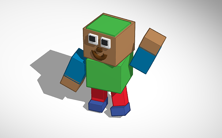 3D design MINECRAFT character 1 | Tinkercad