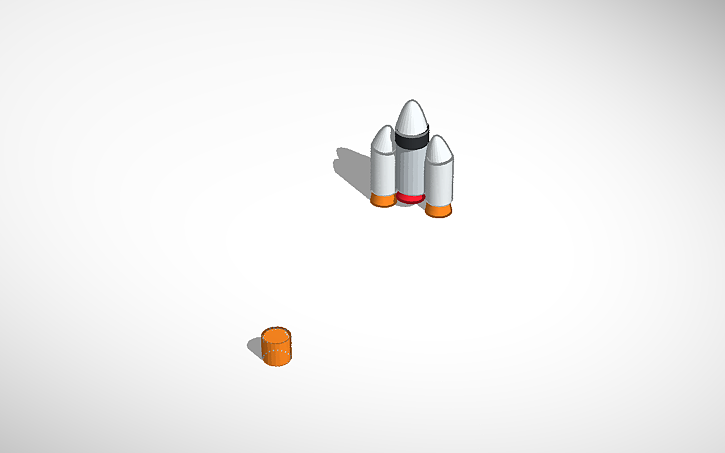 3D design Rocket Simulation - Tinkercad