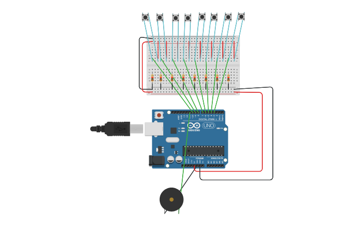 Circuit Design Arduino Flute Tinkercad 4518