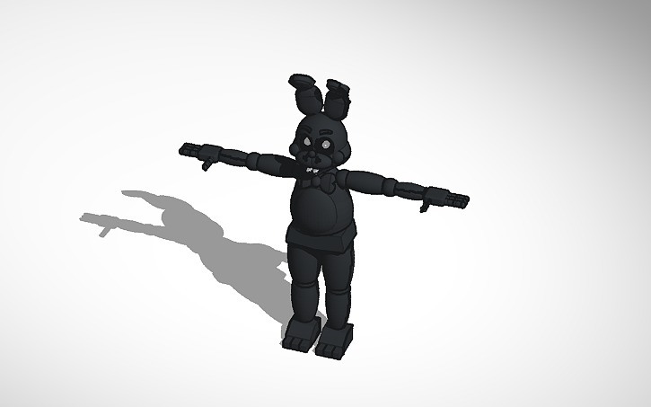 3D design shadow bonnie - Tinkercad